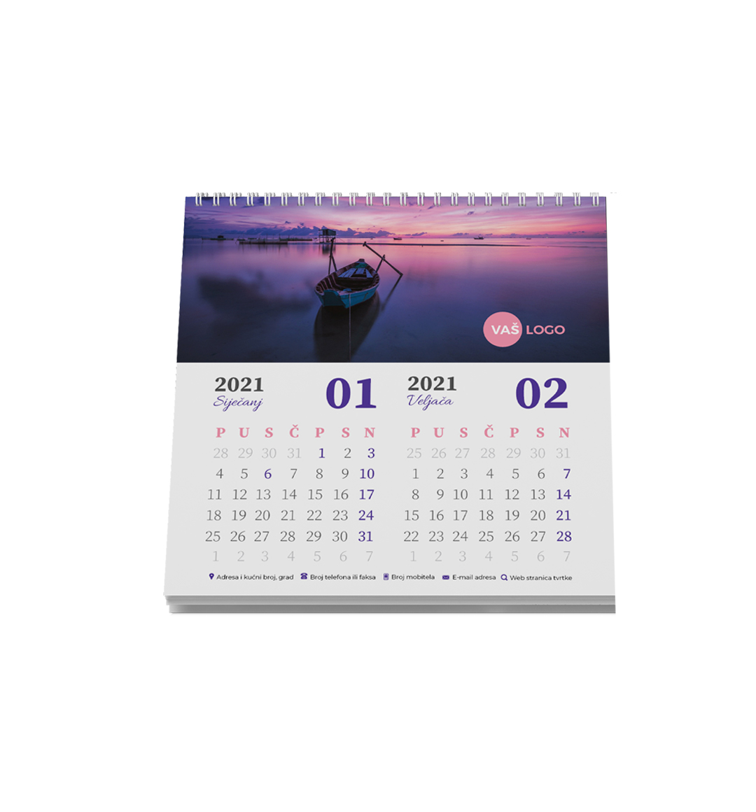 Izrada kalendara, dizajn kalendara, kalendari sa slikama, personalizirani